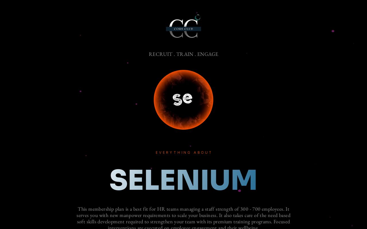 Selenium Membership